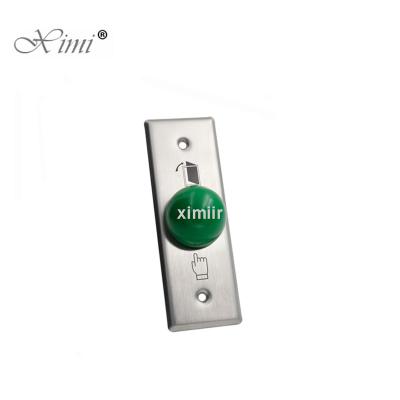 China 12V DC Access Control Exit Button 91 * 28 * 20 Mm NO / COM Output Door Exit Switch for sale
