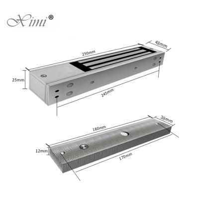 中国 Good Quality 280KG 600LBS EM Electronic Magnetic Lock For Access Control System Optional Signal Feedback And Buzzer 販売のため