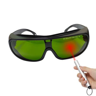 China OD8 OD7 190 450 1064nm Goggle Eye Protection IR Radiation Hair Removal CE EN207 Z87 Ipl Anti Fog Anti-scratch Protective Glasses for sale