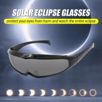 China Eclipse Sunglasses Certified Ultra-light Solar Compact Size Comfortable Durable Plastic Eclipse Glasses ForDirect Sun Viewing for sale