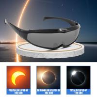 China Eclipse Sunglasses Certified Ultra-light Solar Compact Size Comfortable Durable Plastic Eclipse Glasses ForDirect Sun Viewing for sale