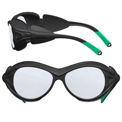 China Rubber Goggles Ansi Z87 CE166 Industrial Prescription Protective Eye Wear PC Unisex Custom Wrap Around Working Safety Glasses for sale