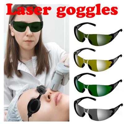 China Zip case Laser Protective Glasses Certified190-2000nm absorption protection ipl glasses Laser Glasses 755nm Laser lenses Eye Protection 1064 Safety Glasses Laser Safety GlassesLaser Protect Glasses for sale