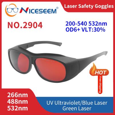 China LASER SAFETI GLASSES protection laser laser goggles laser protect glasses laser saftey glasses co2 laser pointer laser protection glasses laser lenses protect laser 200-540nm 532nm goggles glasses for sale