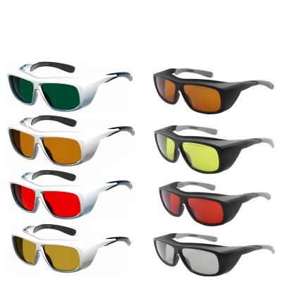 China Safety Goggles Laser Protective Glasses 190-10600nm OD7 OD8 Anti-fog Anti-scratch Impact-resistant Laser Welding Laser Cleaning Laser Cutting Laser Marking and Engraving Household IPL Hair Removal, for sale