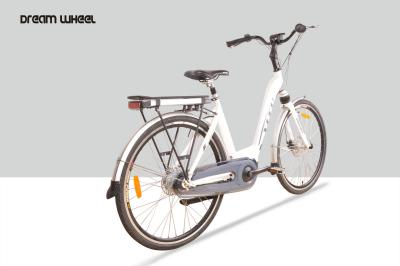 Cina Deragliatore di alluminio urbano di Shimano della pagina delle bici 250W 48V delle ragazze a 26 pollici E in vendita