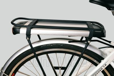 China White 36V 250W Electric Urban Bike , 700C Electric Town Bikes Middle Motor for sale