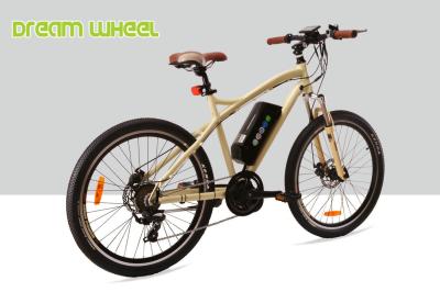 Cina Bicicletta elettrica 32km/H, metà di motore della montagna di 7 velocità dell'ingranaggio del mountain bike elettrico a 26 pollici in vendita