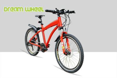Cina Motore elettrico rosso dell'ingranaggio del mountain bike 48V 500W di aiuto del pedale 38km/h in vendita
