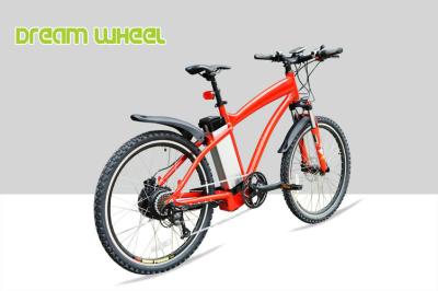 Cina Motore elettrico rosso dell'ingranaggio del mountain bike 48V 500W di aiuto del pedale 38km/h in vendita