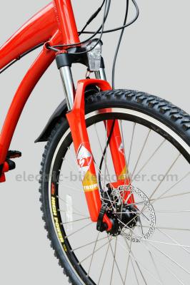 Cina Motore elettrico rosso dell'ingranaggio del mountain bike 48V 500W di aiuto del pedale 38km/h in vendita