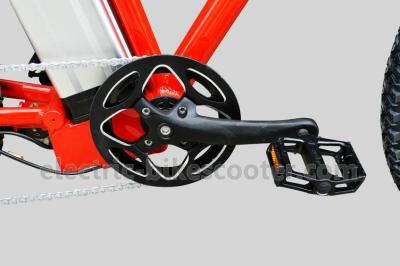 Cina Motore elettrico rosso dell'ingranaggio del mountain bike 48V 500W di aiuto del pedale 38km/h in vendita