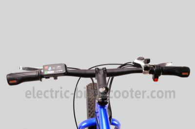 Cina Strada grassa elettrica blu della neve di velocità di Shimano 6 delle bici dell'incrociatore della spiaggia della gomma in vendita