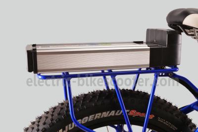 Cina Strada grassa elettrica blu della neve di velocità di Shimano 6 delle bici dell'incrociatore della spiaggia della gomma in vendita