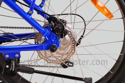 Cina Strada grassa elettrica blu della neve di velocità di Shimano 6 delle bici dell'incrociatore della spiaggia della gomma in vendita
