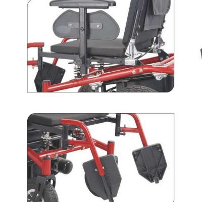 China 70Kgs 4 Wheel Drive Power Wheelchair 8km/H Dual 24V 320W Motors for sale
