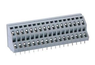 China Double Deck PCB Terminal Block For SP35 Standard Rail 10.0 / 10.16mm Pitch for sale