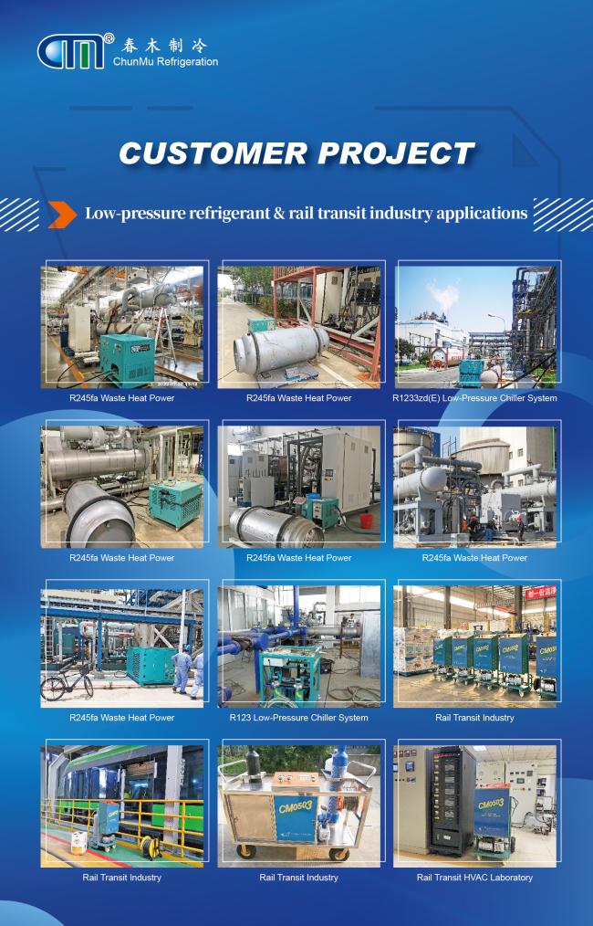 Oil Less Refrigerant Recovery Machine for Large Refrigeration Systems and High Pressure Refrigerants 16