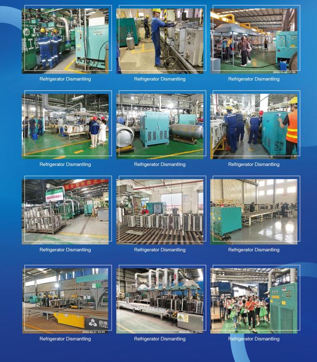 Oil Less Refrigerant Recovery Machine for Large Refrigeration Systems and High Pressure Refrigerants 12