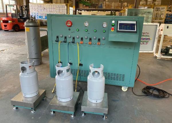Quality Refrigerant Filling Machine for transferring refrigerant gases from large cylinders into small cylinders for sale