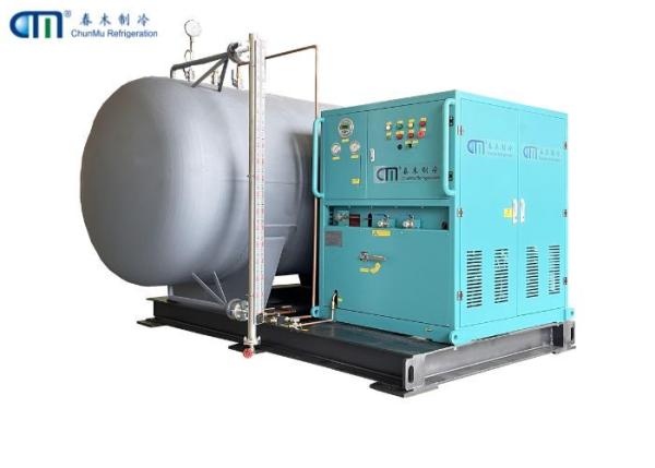 Quality R32 R1234ze R134a R410A 10HP Refrigerant Recovery Machine With 3000L Storage for sale