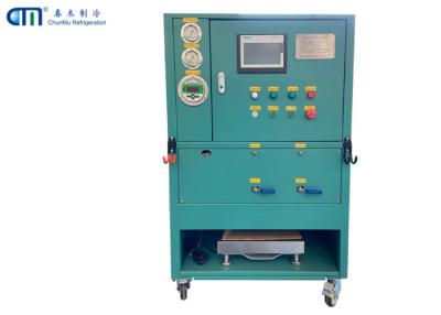 China R507 R32 Refrigerant Filling Equipment With Siemens PLC Programmer Control System for sale