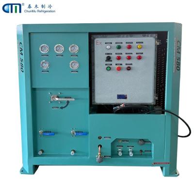 China Large Ac Refrigerant Recovery Machine Adopt Air Cooled And Water Cooled Condenser for sale