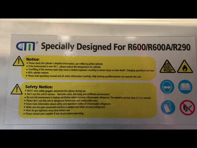 CMEP-OL Oil-free Explosion Proof Refrigerant Recovery Machine