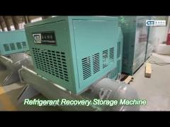 10hp storage tank refrigerant recovery system with 380v 50hz for large chiller field service