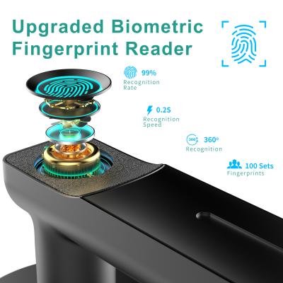 China D01 Smart App Function, Smart Fingerprint Door Lock, Biometric Door Lock, With Handle, Room Door Lock For Bedroom Office for sale