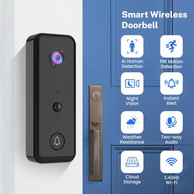 China Smart Wifi Visual Doorbell H9 With Mobile Phone Remote, Wireless WiFi Network, App Support For Villa Apartments for sale