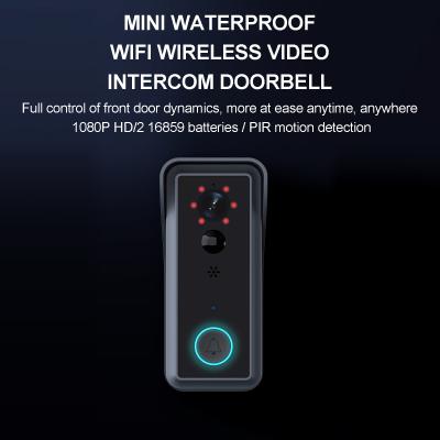 Cina Best Seller MV01 Wireless Network Smart Wifi APP Door Bell Doorbell Set 1080P Wireless Digital Doorbell in vendita