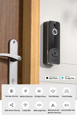 Cina App Smart Wireless Ring Campanella con Chime 140 gradi Grande angolo a bassa potenza Campanella video in vendita
