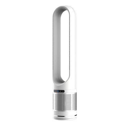 Smart Home Standing Electric Air Cooling Fan with Large Vertical Bladeless Design 50 Inch
