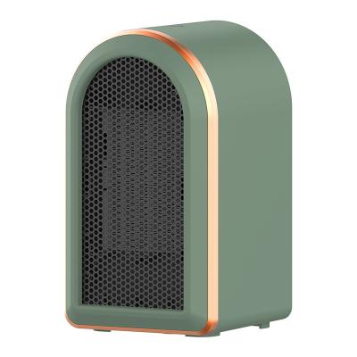 China English Operating Language Desktop Electric Room Heater 1200W PTC Portable Fan Heater for sale