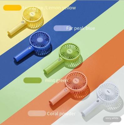 China 1200mAh USB Fan Mini Rechargeable Hand Held Fan with Phone Holder Portable and Powerful for sale
