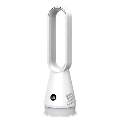 China Silk Screen Printing Tower Standing Bladeless Fan for Air Purification Cooling Heating for sale