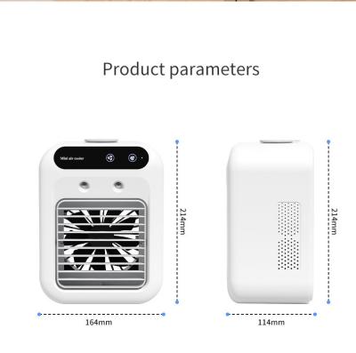 China Net Weight 700g Portable Table Air Cooling Fan with Humidifier and USB 5V Power Supply for sale