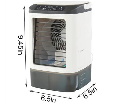 China 7 Colors Led Light Air Cooler With Spray Mist Function For Hotel Room Cooling Solution for sale