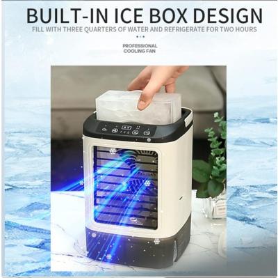 China 7 Colors Led Light Air Cooler With Spray Mist Function For Hotel Room Cooling Solution for sale