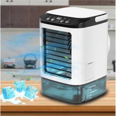 China 7 Colors Led Light Air Cooler With Spray Mist Function For Hotel Room Cooling Solution for sale