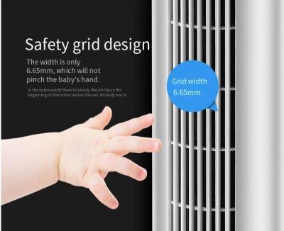 China 45W Electric Bladeless Tower Fan For Office and Home Cooling NO App-Controlled Without Vane for sale
