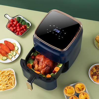 China Convenient 6L Capacity Touch Panel Digital Air Fryer for Versatile Cooking for sale