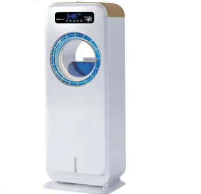 China Powerful Swing Bladeless Mist Fan with Detachable Washable Dust Filter and Touch Control for sale
