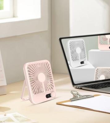 China Adjustable Height Mini Office Fan Portable USB Rechargeable for Summer Camping Office for sale