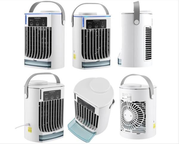 Quality Mini Desktop Spray Air Conditioning Fan with Humidification and Rotary Vane Quantity 3 for sale