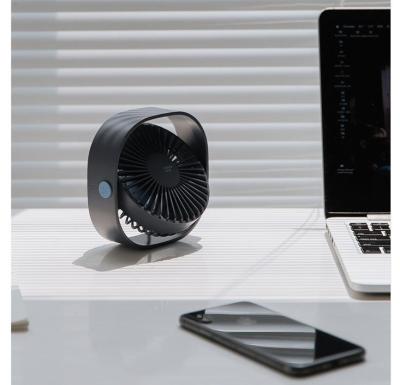 Cina DC5V/1A 4.2W Tipo batteria Ventilatori di raffreddamento dell'aria per desktop ricaricabili con modalità di velocità 3X in vendita