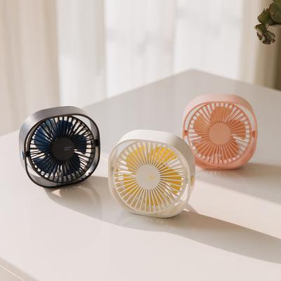 Cina DC5V/1A 4.2W Tipo batteria Ventilatori di raffreddamento dell'aria per desktop ricaricabili con modalità di velocità 3X in vendita
