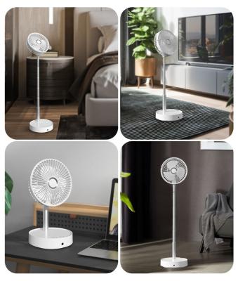 Cina Installazione a pavimento Ventilatore di tasca pieghevole Funzione regolabile ricaricabile per l'alimentazione dell'aria in vendita