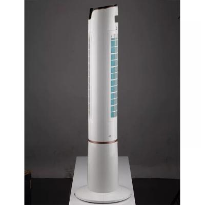 China Storable Electric Bladeless Standing Fan with TUYA Control and GS Certification for sale